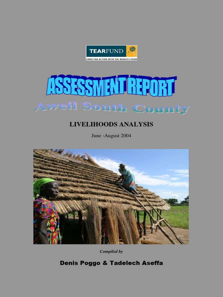 Aweil Assessment Final Report | PDF | Agriculture | Poverty