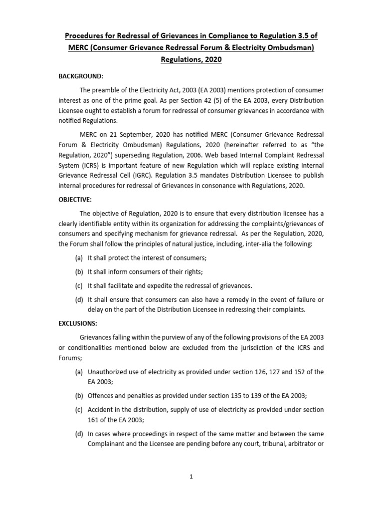 Internal Procedures - English R1 | PDF | Complaint | Judiciaries