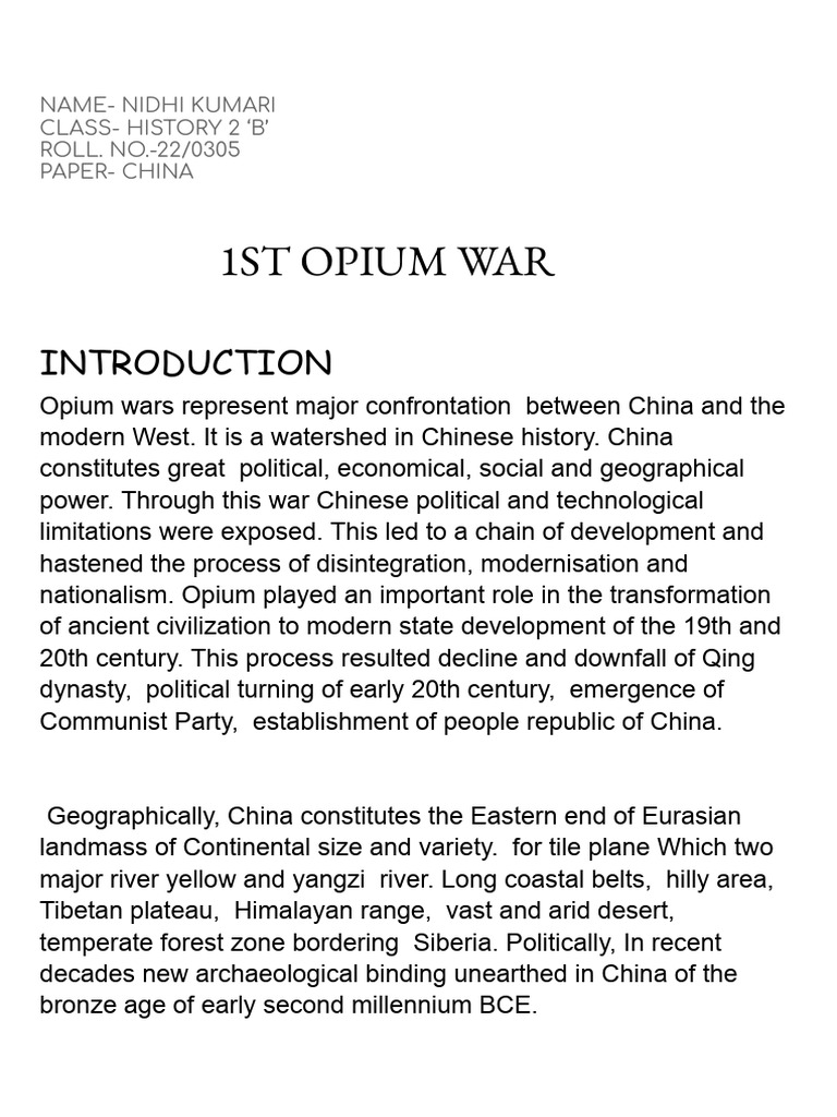 NIDHI KUMARI History 2b China | PDF