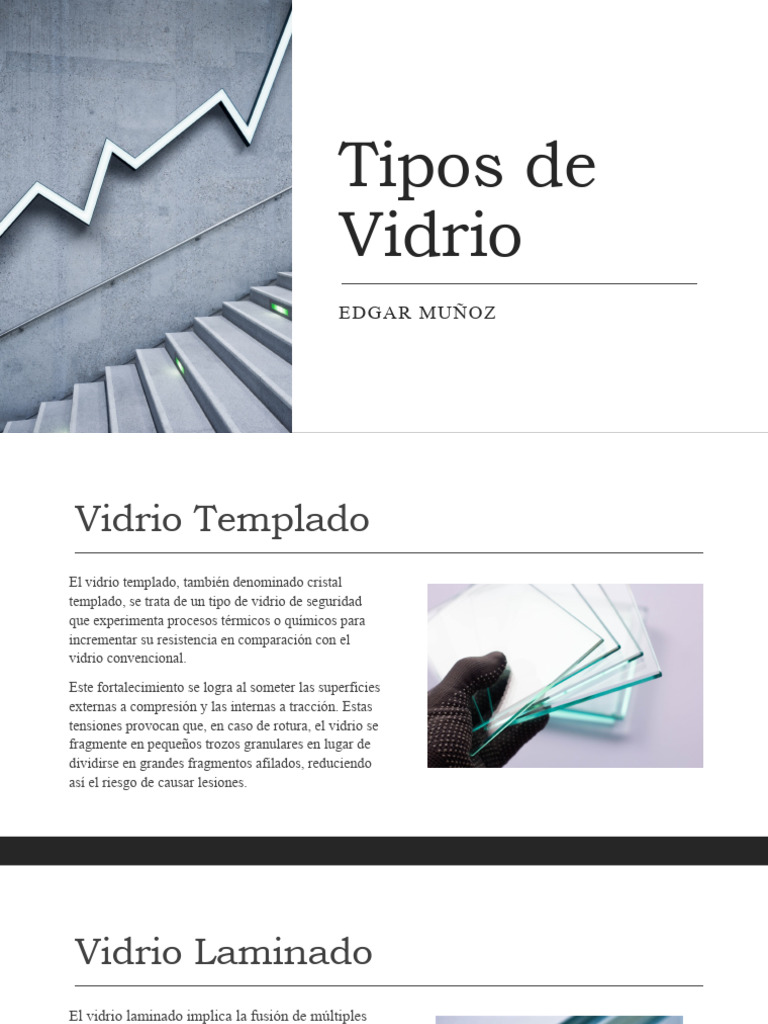 Tipos de Vidrio y sus Características | PDF | Lentes | Ciencia de los ...