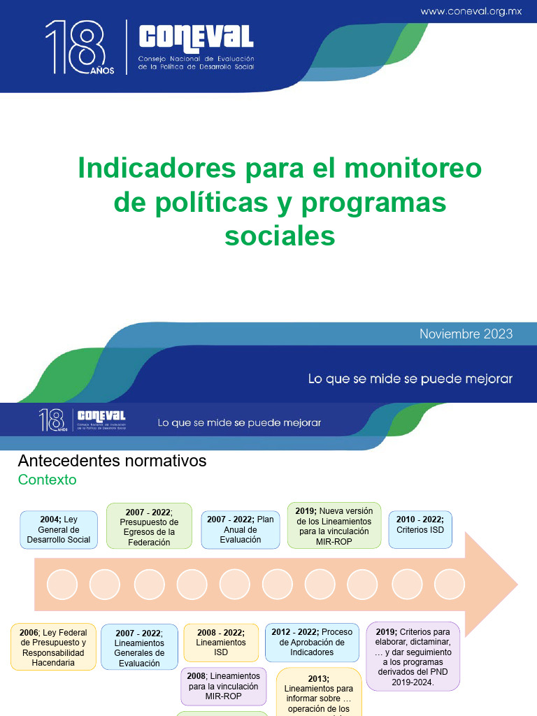 Indicadores para El Monitoreo de Políticas y Programas Públicos | PDF