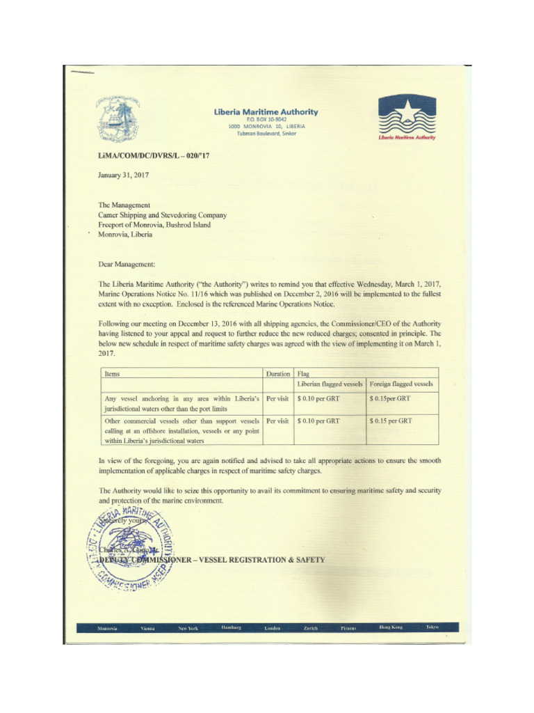 Marine Operations Notice | PDF