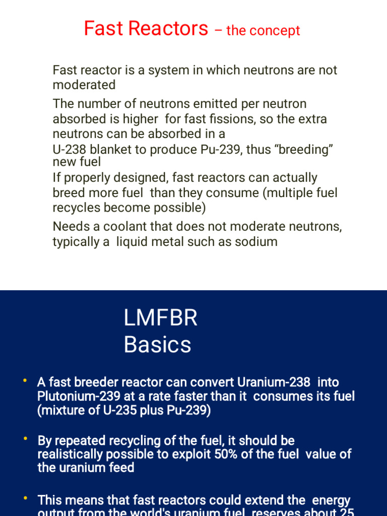 LMFBR | PDF | Nuclear Reactor | Neutron