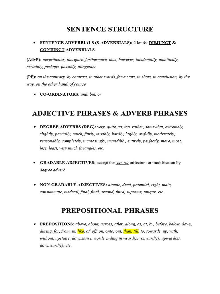 Syntax | PDF | Verb | Language Mechanics