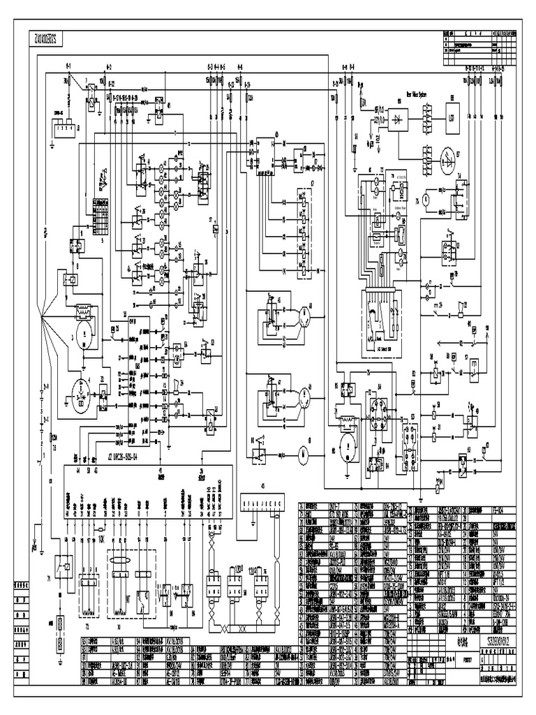 MG14 With Cummins Circuit Diagram电器原理图,P3B500T7-Model | PDF