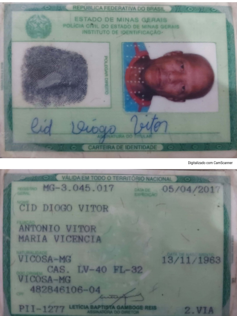 Registro Geral Cid | PDF