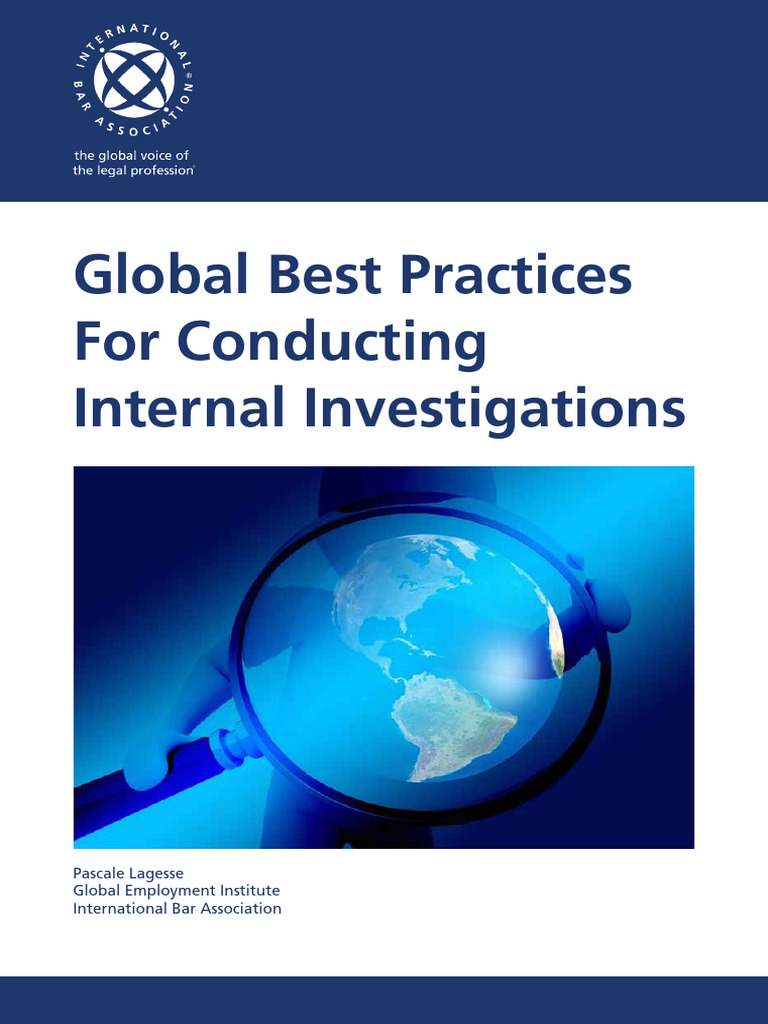 Internal Investigation Guidelines | PDF | Whistleblower | Lawyer
