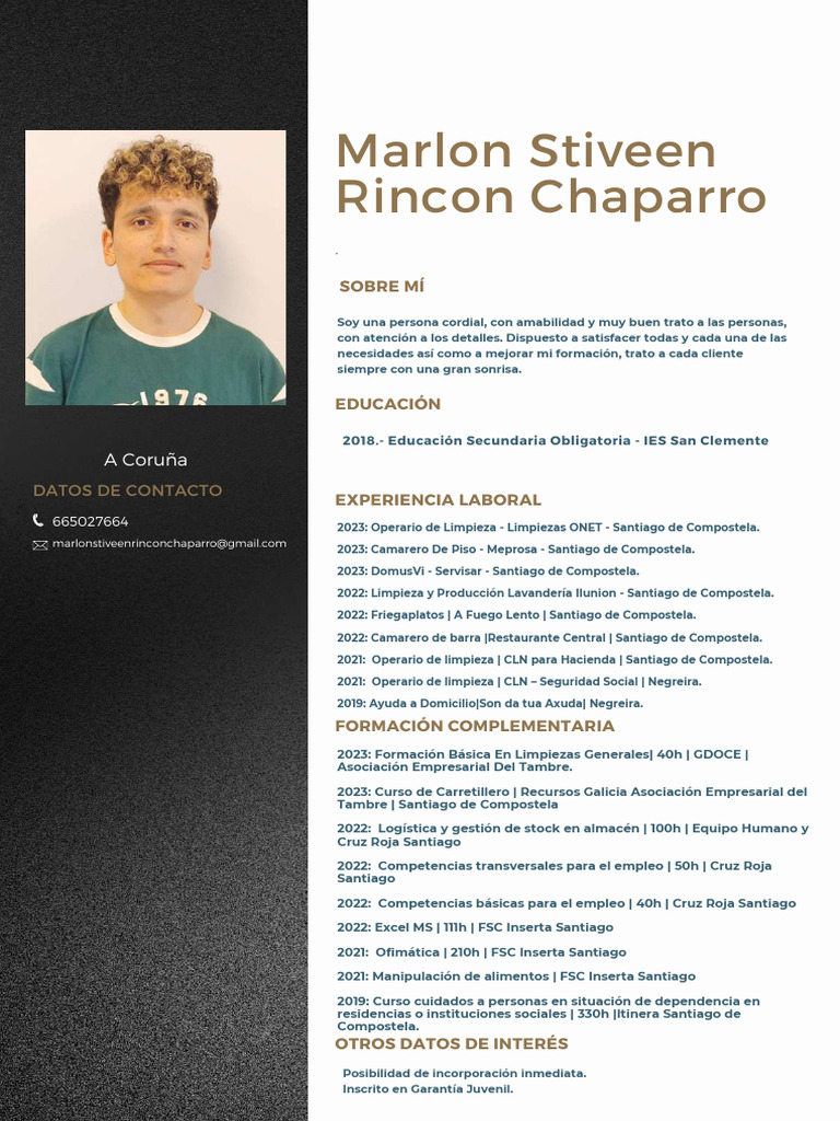 CV - Marlon A Diciembre Del 2023 - Compressed | PDF