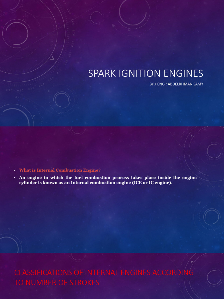 Spark Ignition Engines | PDF | Internal Combustion Engine | Piston