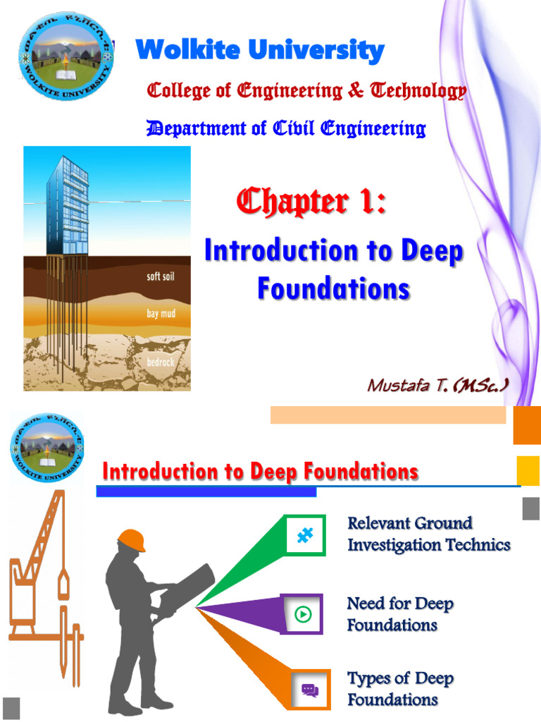 Chapter 1 | PDF | Deep Foundation | Foundation (Engineering)