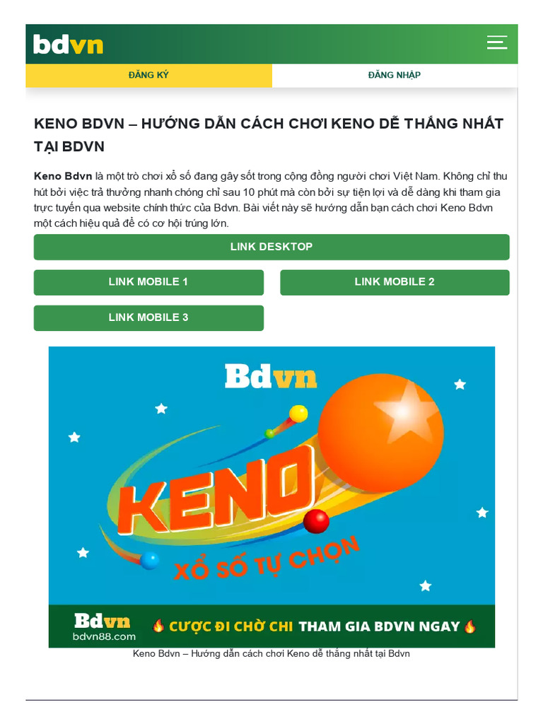 Keno BDVN | PDF