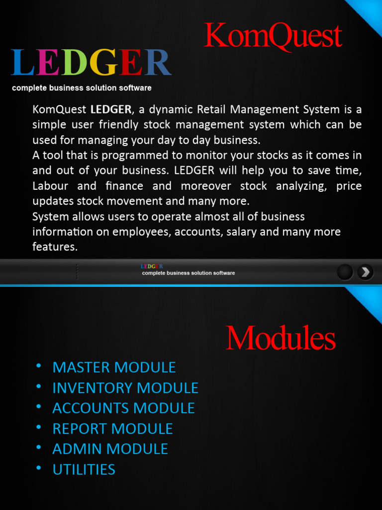 Ledger V.1 | PDF | Point Of Sale | Business