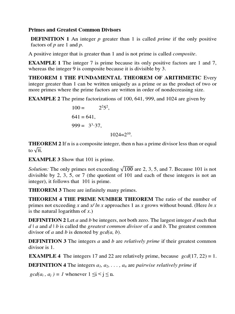 IITU | PDF | Prime Number | Factorization