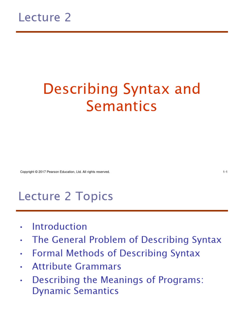 Lecture 2 | PDF | Syntax | Linguistics