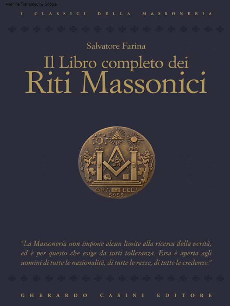 El Libro Completo de Los Rituales Masónicos | PDF | Masonería | Moralidad
