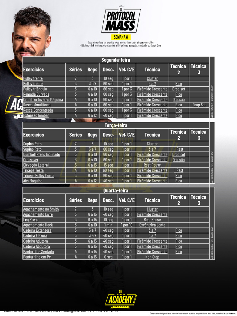 Treino de Laércio Refundini | PDF | Esportes individuais | Exercício físico