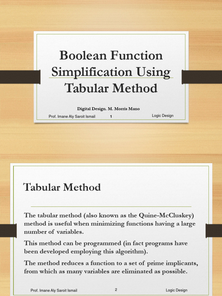 5 Tabular Method | PDF | Mathematical Logic | Theory Of Computation