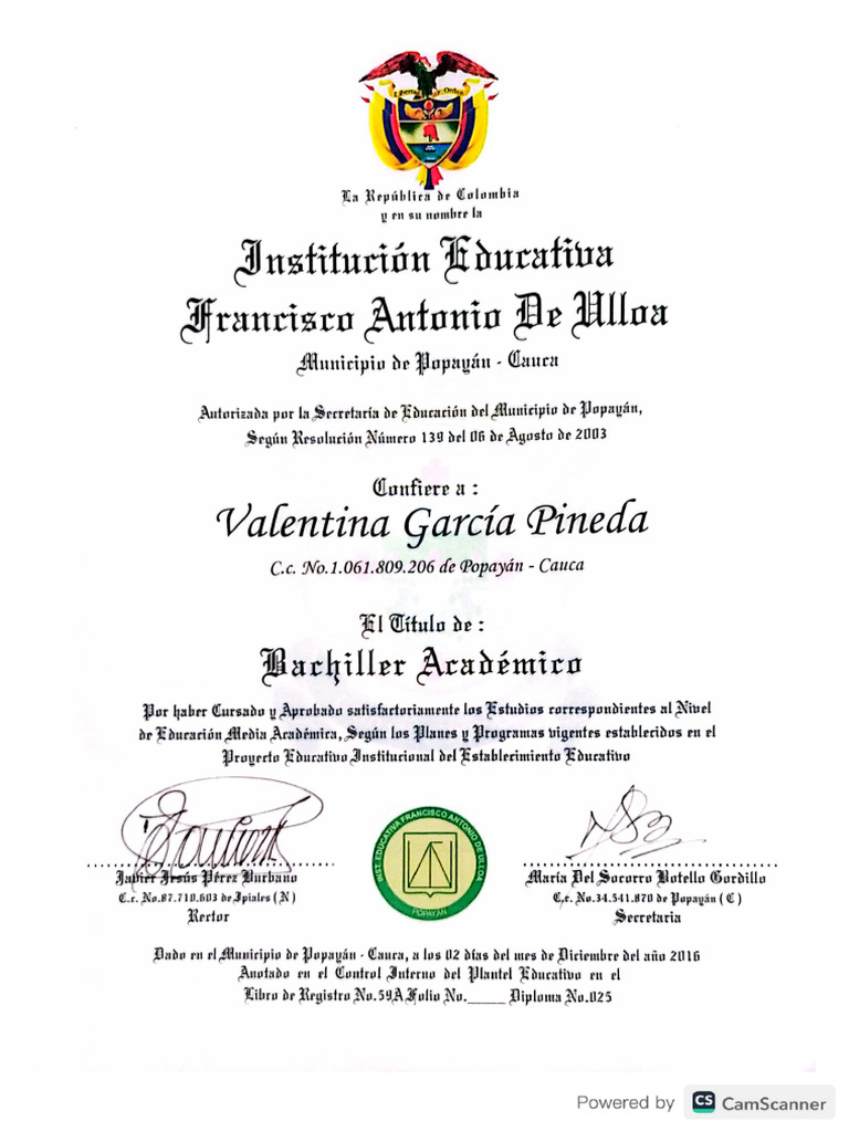 Diploma A Color | PDF