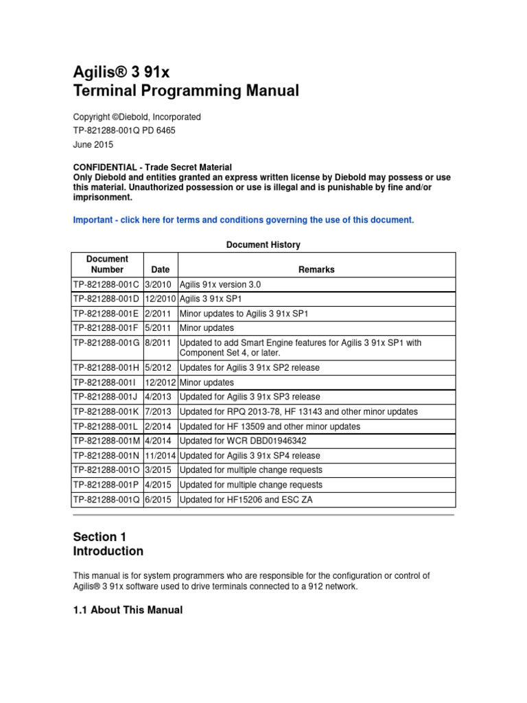 Terminal Programming SP4 2015 | PDF