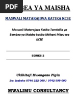 Maudhui Na Sifa Za Wahusika Katika Tamthilia Ya Bembea Ya Maisha | PDF