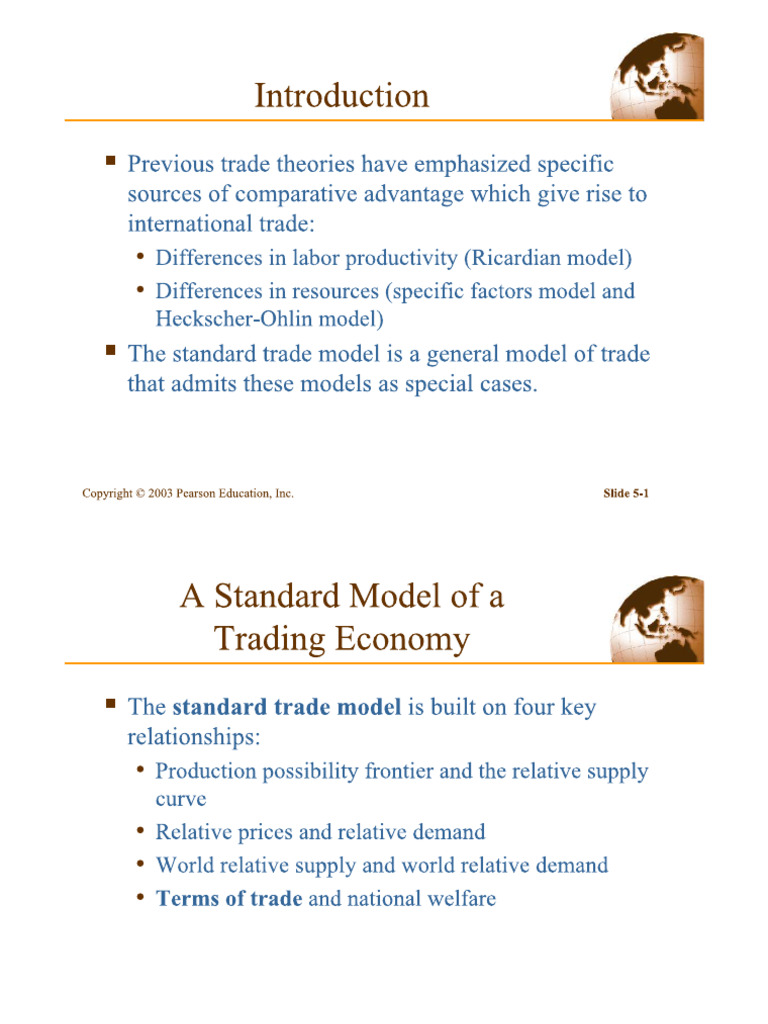 IE - Standard Trade Model | PDF