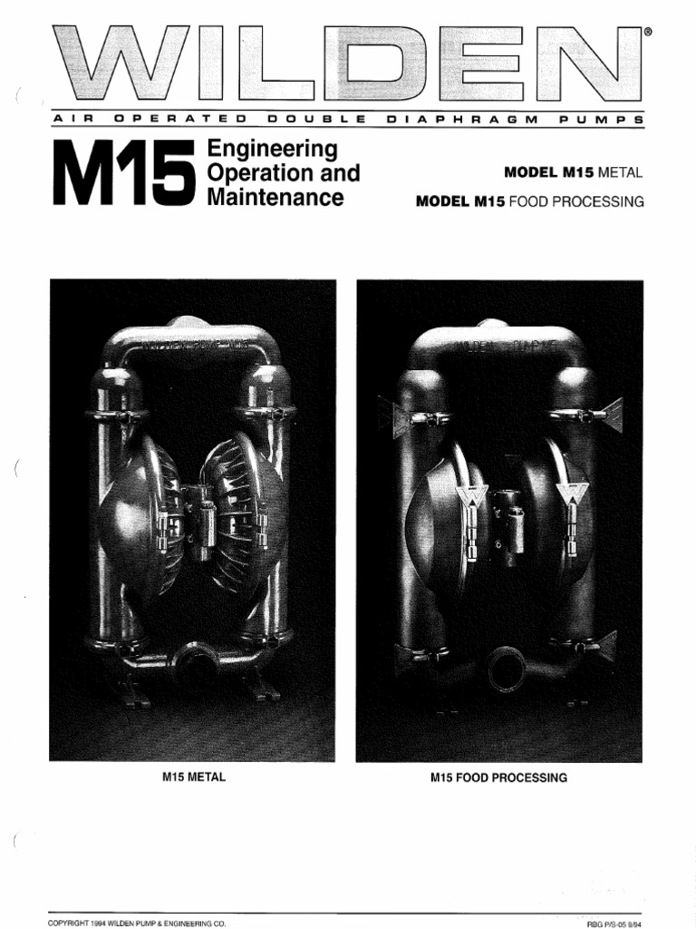 WILDEN PUMP (m15) | PDF