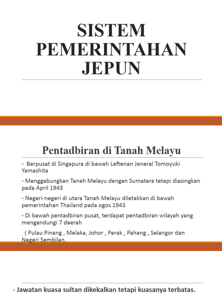 Sistem Pemerintahan Jepun | PDF