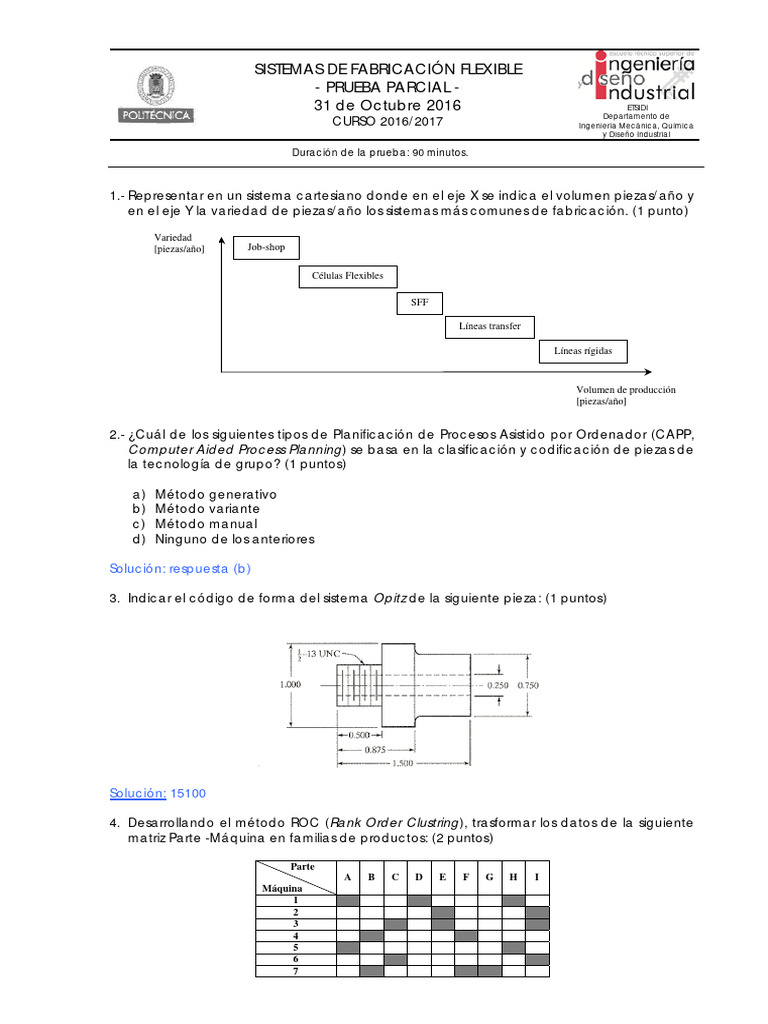 SFF Primera Prueba Parcial - Octubre - 2016 Sol - Mod2 | PDF