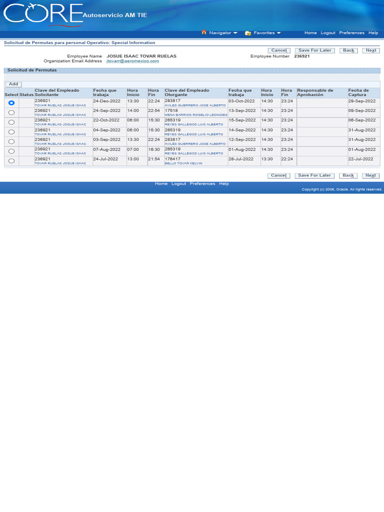 Oracle Self Service Human Resources Special Information Pdf