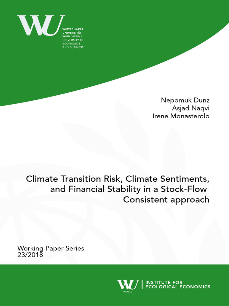 Climate Transition Risk, Climate Sentiments, and Financial Stability in ...
