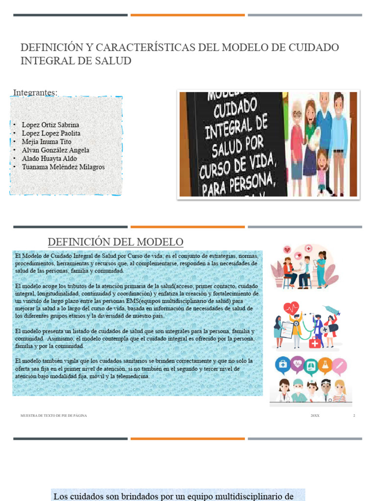 Trabajo Del Modelo Integral | PDF