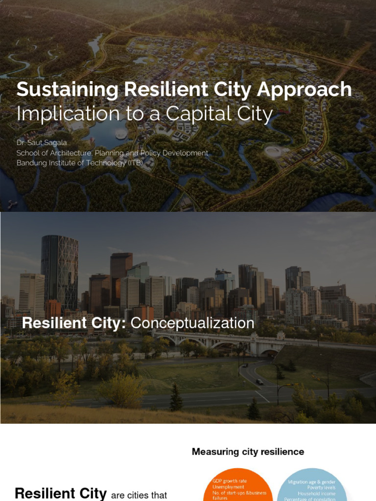Materi Webinar SAPPK ITB - Dr. Saut Sagala - Sustaining Resilient City ...