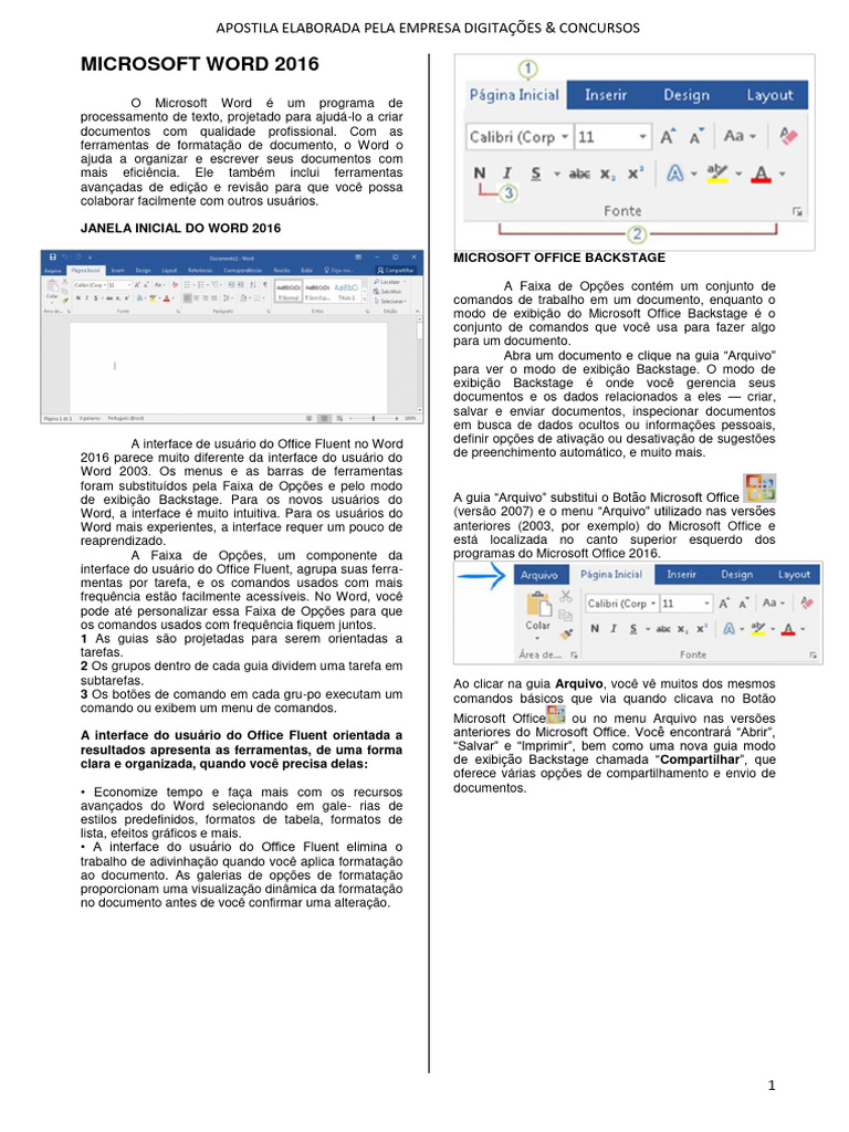 4 Microsoft Word 2016 | PDF | Programas | Informática