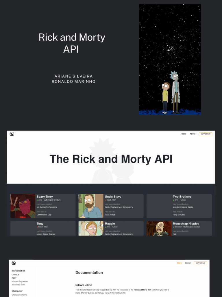 Rick and Morty API | PDF