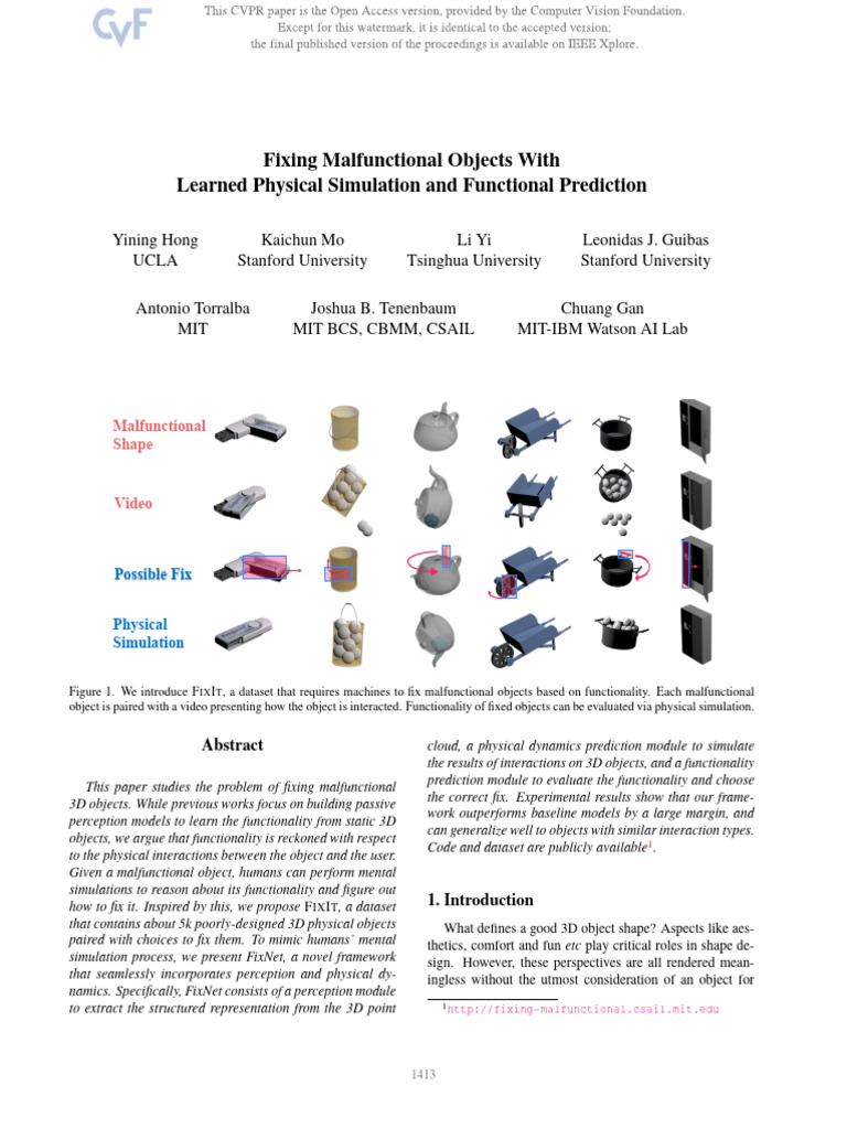 Hong Fixing Malfunctional Objects With Learned Physical Simulation and Functional Prediction ...
