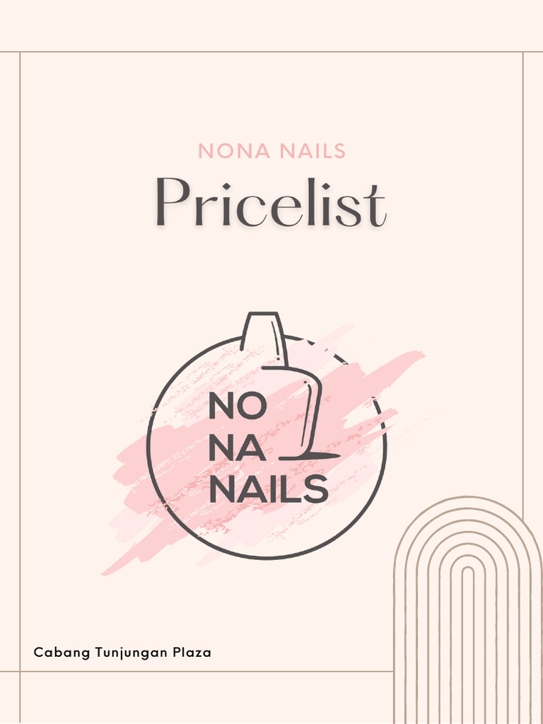 Pricelist Nona Nails | PDF | Nail (Anatomy) | Beauty