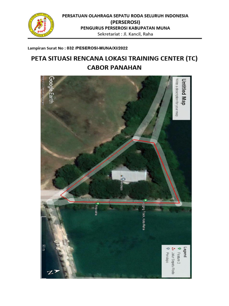 Izin Tempat Training Center Cabor Panahan | PDF