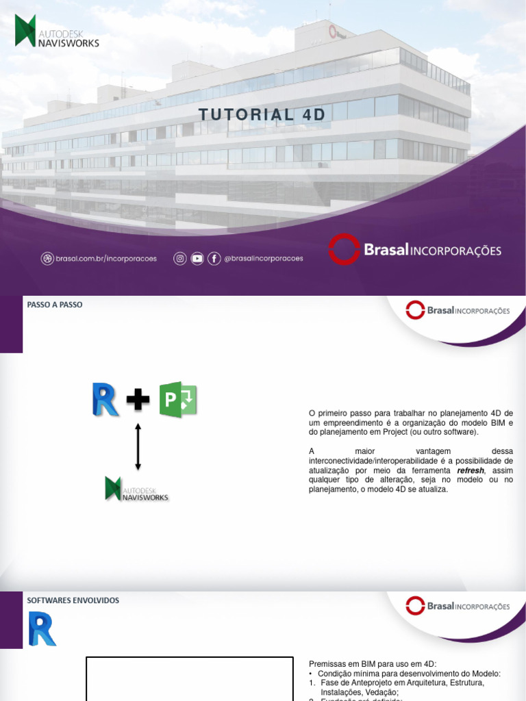 Tutorial 4d - Navisworks - r00 | PDF | BIM | Informática