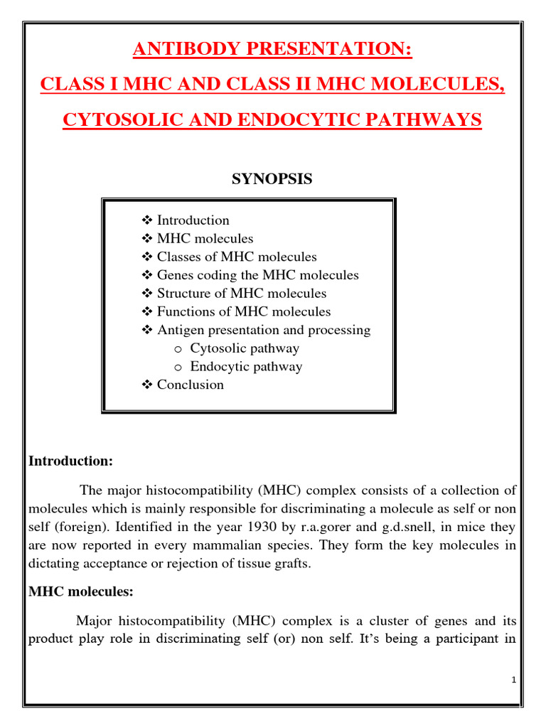 Unit-4 Immunology Notes | PDF