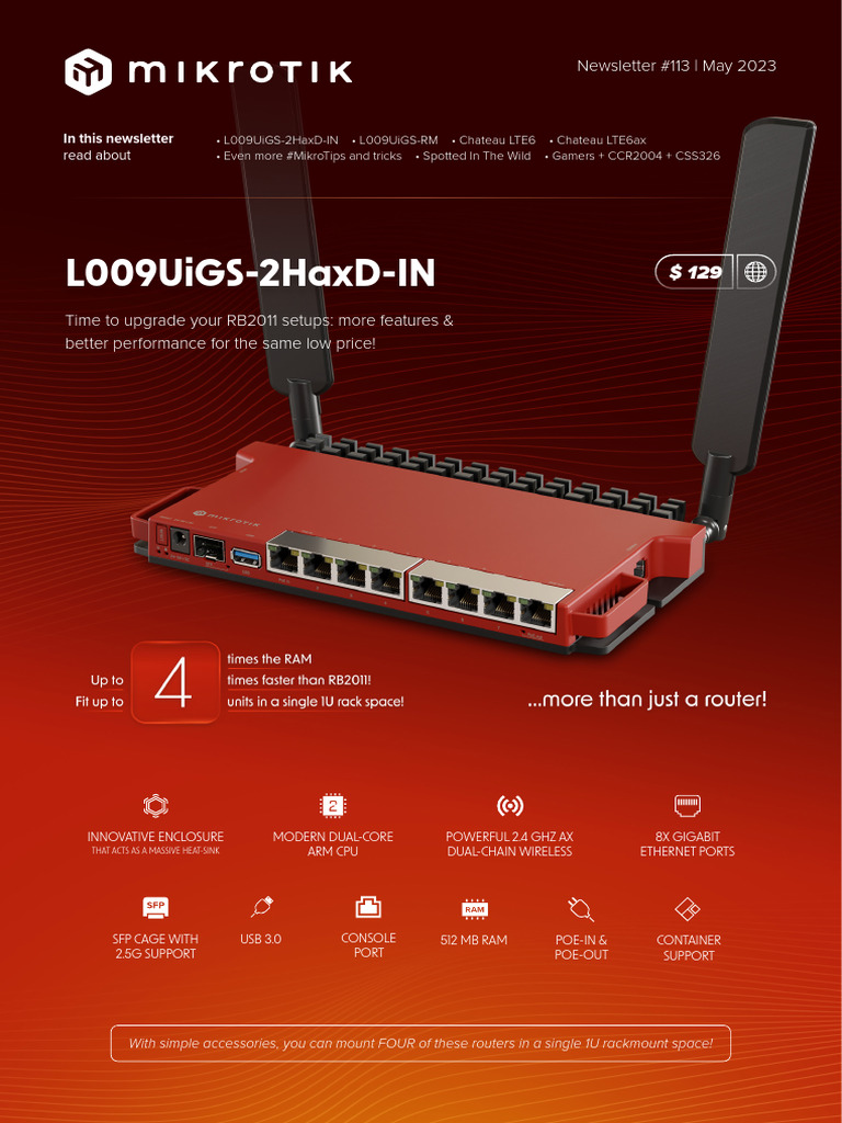 News 113 | PDF | Computer Network | Router (Computing)