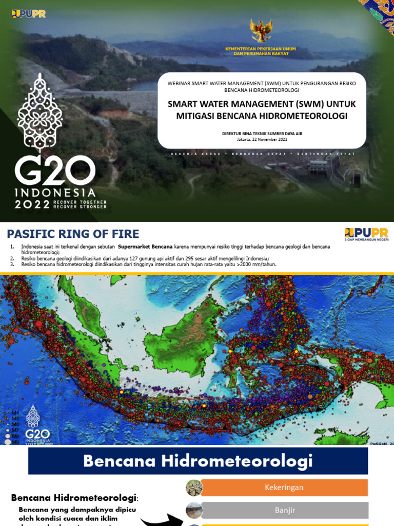 Keynote Speech - Direktur Bina Teknik SDA - SWMS (20221122 - 125850) | PDF | Sains & Matematika