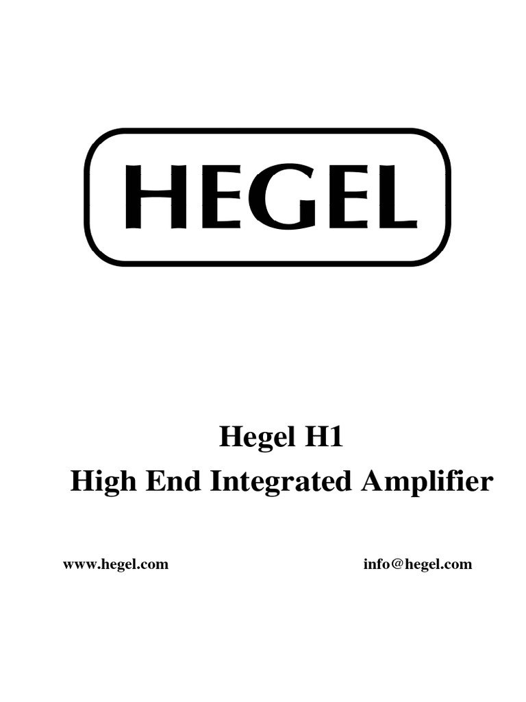 H1 Manualenglish Download Free Pdf Amplifier Electrical Engineering