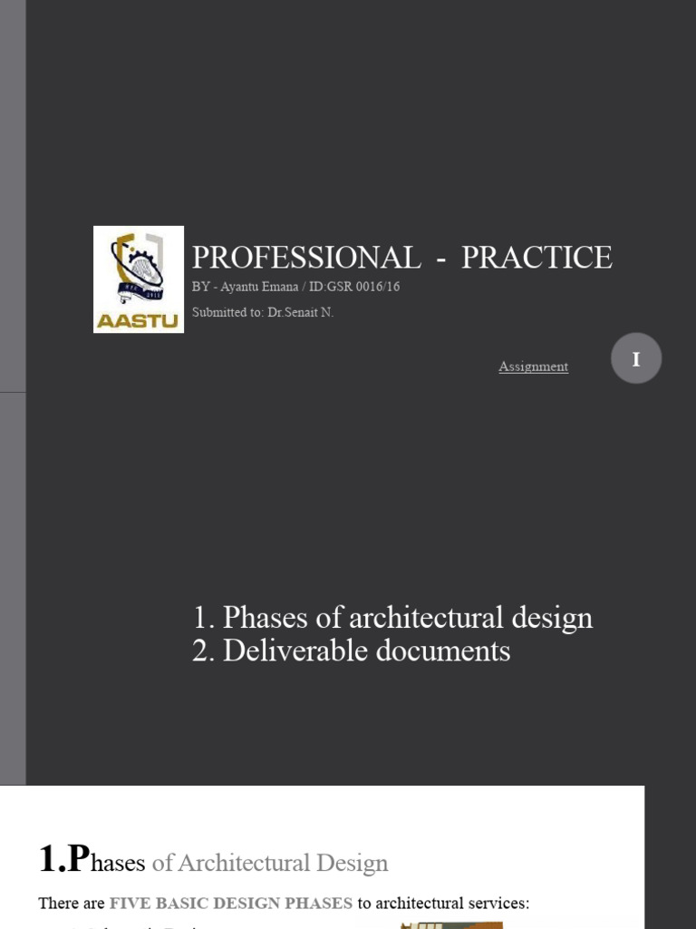 Proffessional - Practice 1 | PDF | Ventilation (Architecture) | Architect