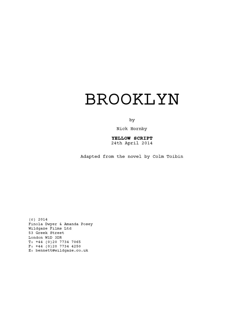 Brooklyn Script PDF | PDF
