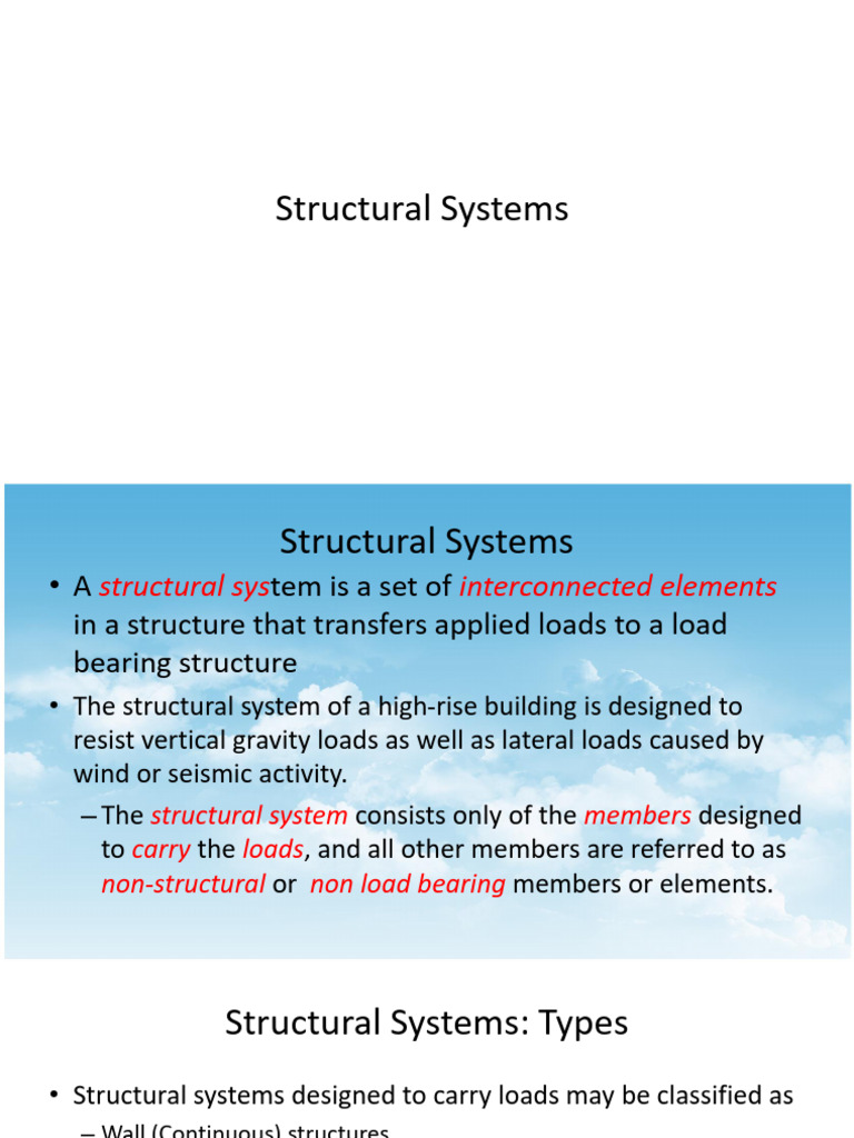 6 Structural Systems | PDF | Beam (Structure) | Structural Engineering