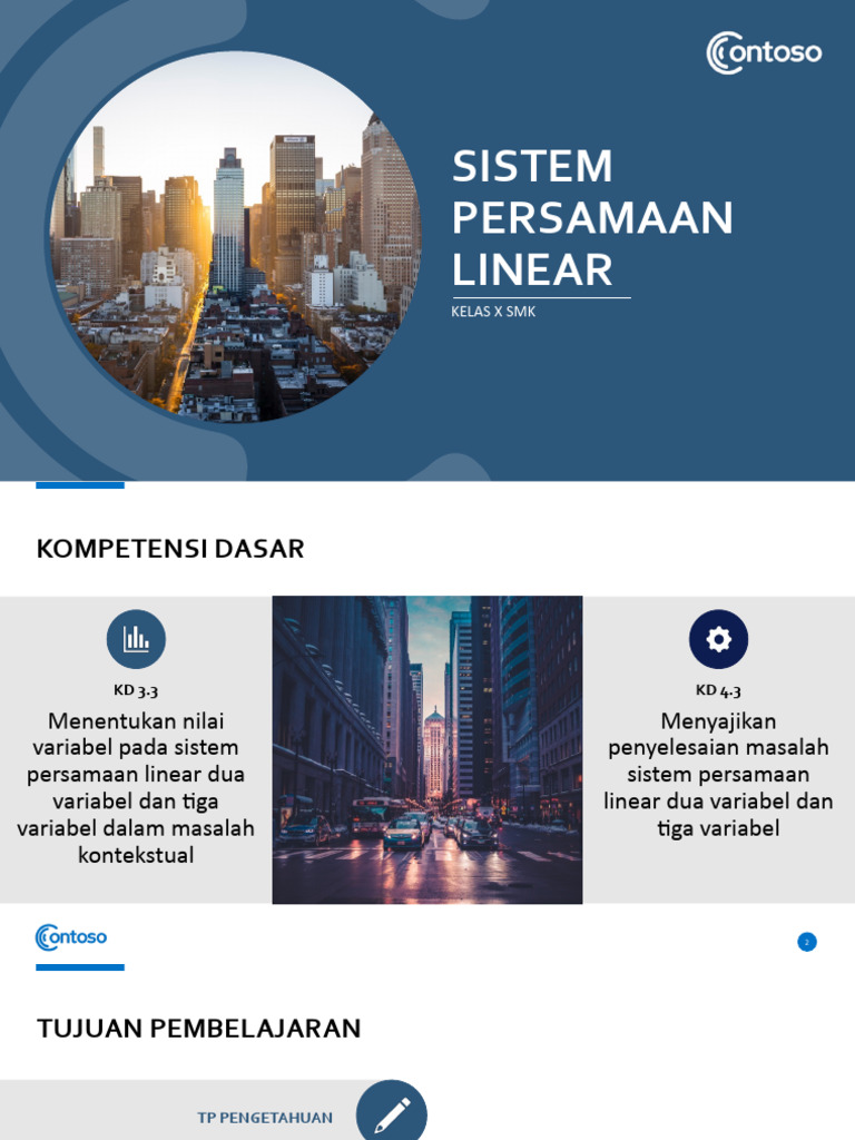 SISTEM PERSAMAAN LINEAR Bag 1 | PDF