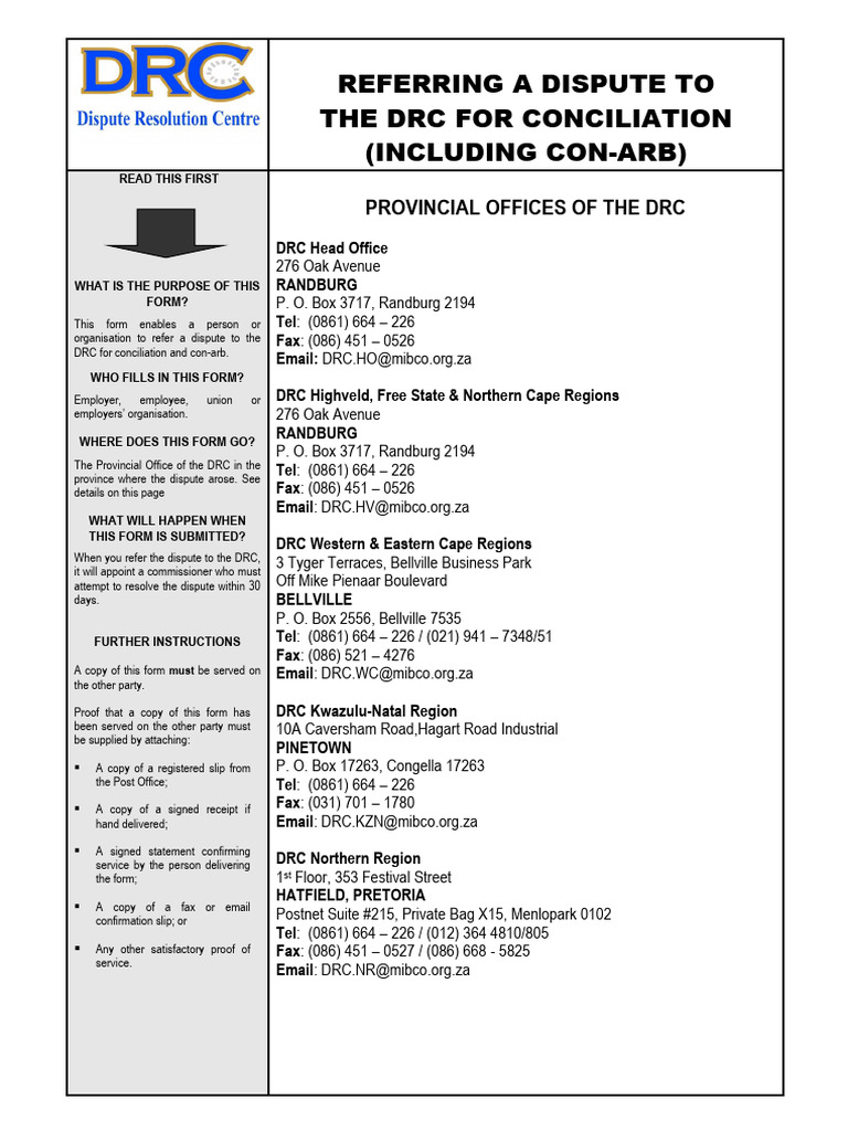 CCMA Form 7.11 Submission Guide | PDF