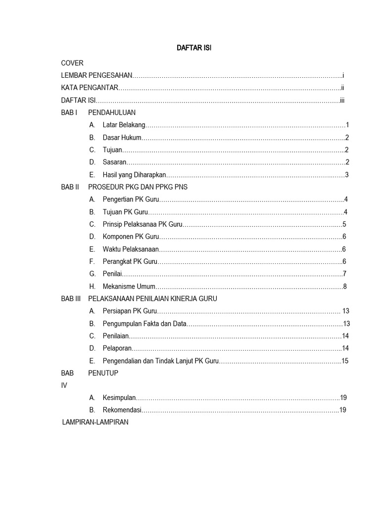 Daftar Isi | PDF