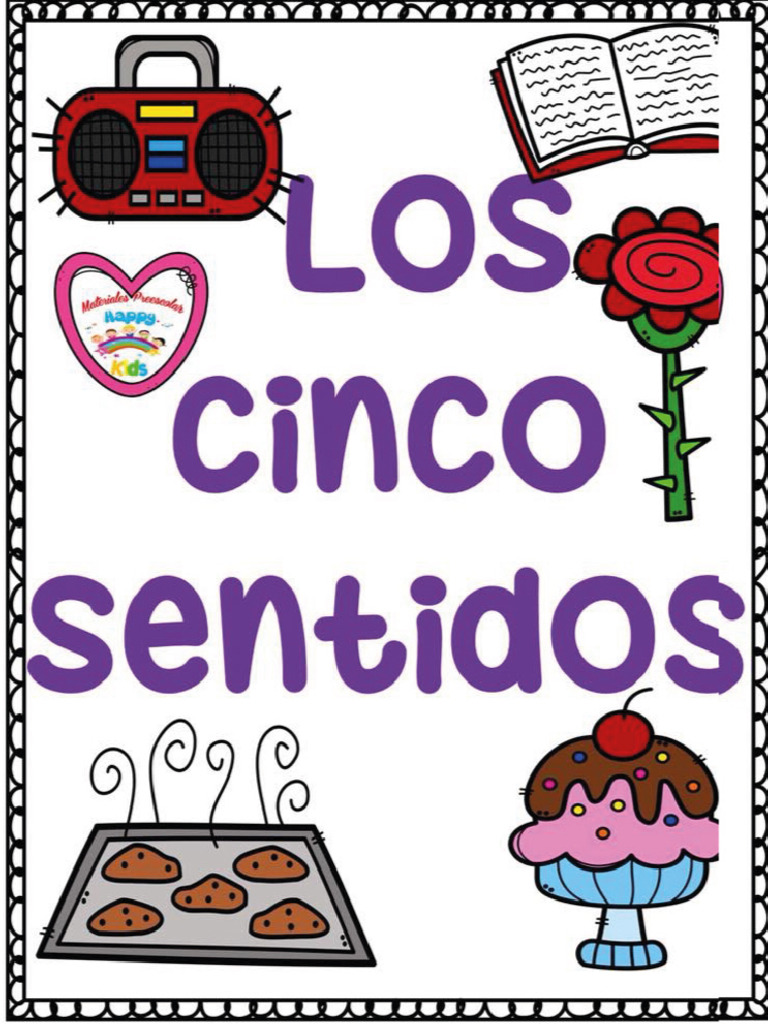 Mi Libro de Los 5 Sentidos Recopilado Por Materiales Educativos Maestras PARTE 1 | PDF