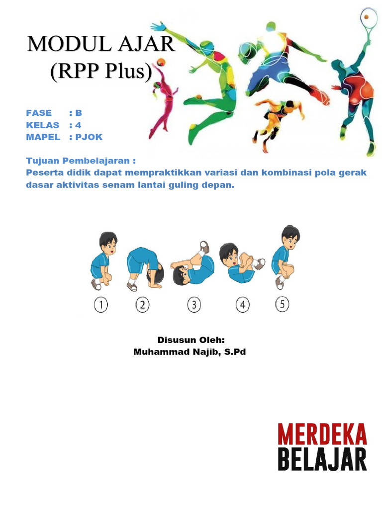 RPP Kurmer Senam Lantai Muhammad Najib | PDF